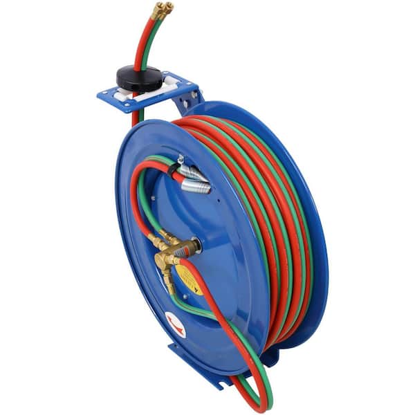 Retractable Extension Reel, Heavy Duty 12AWG/3C SJTOW Power Cord 45 FT ...