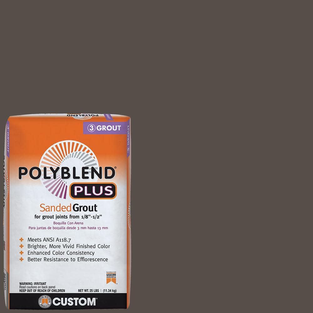 Custom Building Products Polyblend Plus #540 Truffle 25 lb. Sanded ...