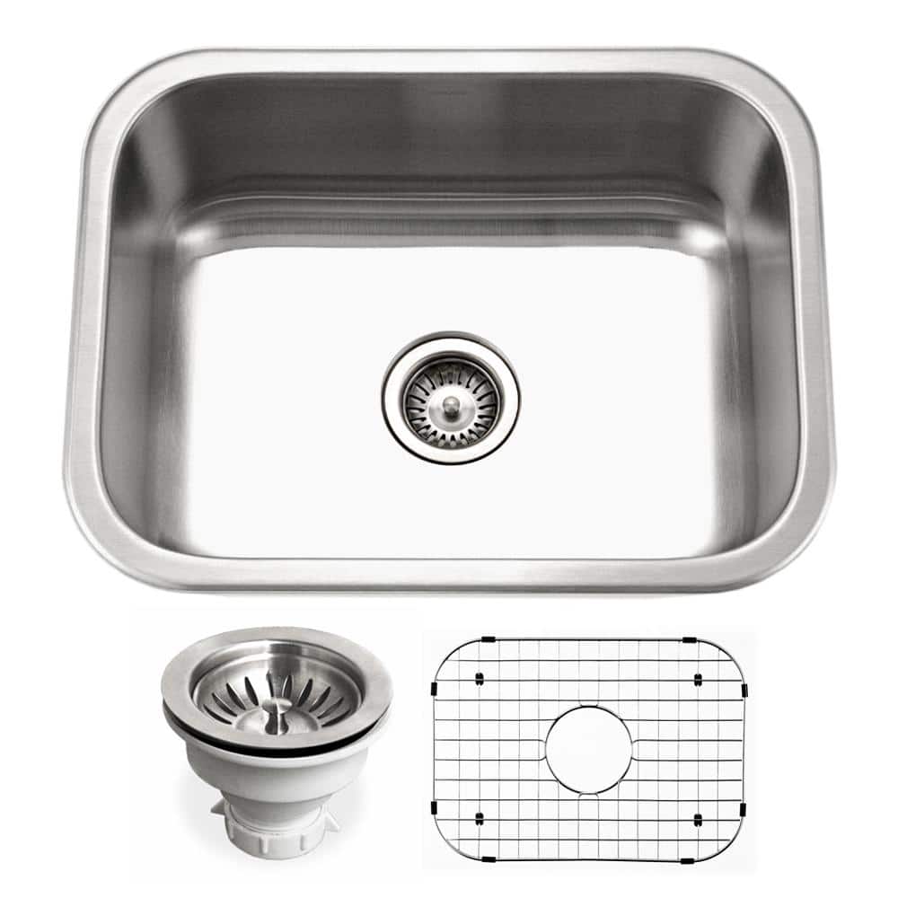 HOUZER Houzer Medallion Classic 23 in. Stain.less Steel Undermount ...
