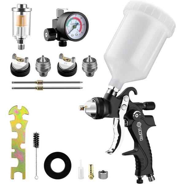 WRIGHTMASTER Handheld Electric HVLP Paint Sprayer with 0.63 qt ...