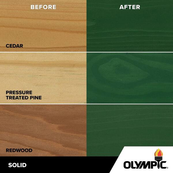 Olympic Maximum Cedar Natural Tone Olympic Gallon Afi Cinder Exterior