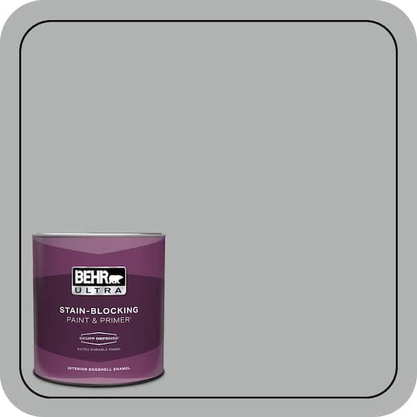 BEHR ULTRA 1 qt. #PPU26-08 Silverstone Extra Durable Eggshell Enamel ...