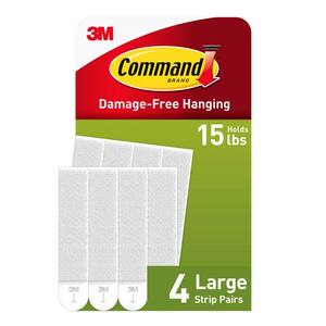 Command 20 lbs. XL Heavyweight Picture Hanging Strips, White, Damage ...