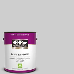 BEHR PREMIUM PLUS 8 oz. #770E-2 Silver Screen color Satin Enamel ...