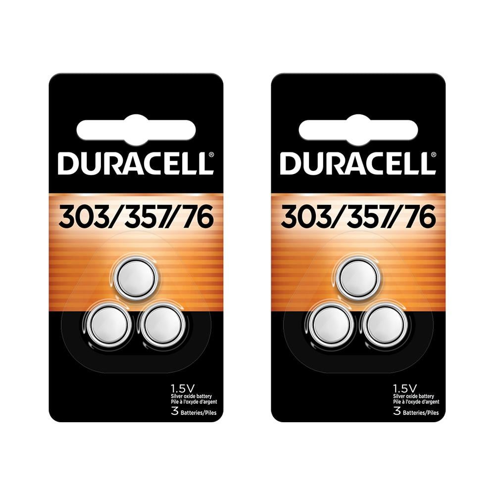 Reviews for Duracell 303/357/76 1.5-Volt Silver Oxide Button Battery for Watches, Devices, and ...