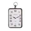 Storied Home Gold Analog Metal Hanging Wall Clock with Handle DA9612 ...