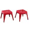 ACESSENTIALS Harper & Hudson Kids Metal Stool - 2 pack Red 0158101 ...
