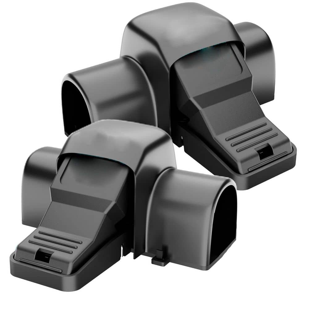 Phewnyzo Quick Humane Outdoor Mouse Snap Traps with Tunneled Design (2 ...