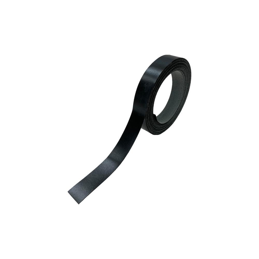 EDGEMATE 13/16 in. x 25 ft. Black Melamine Edgebanding with Hot Melt ...