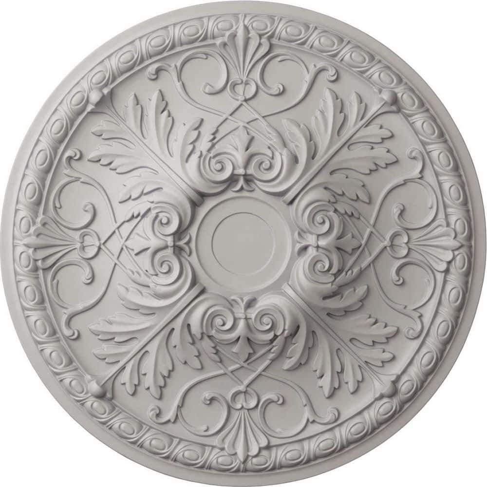 Ekena Millwork 32-3/8 in. x 3-1/2 in. Tristan Urethane Ceiling ...