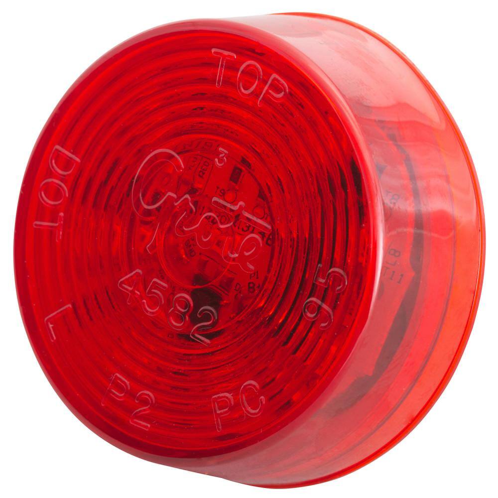 Hi Count 9-Diode LED Clearance Marker Light-2 in., Red (Bulk Packaging ...