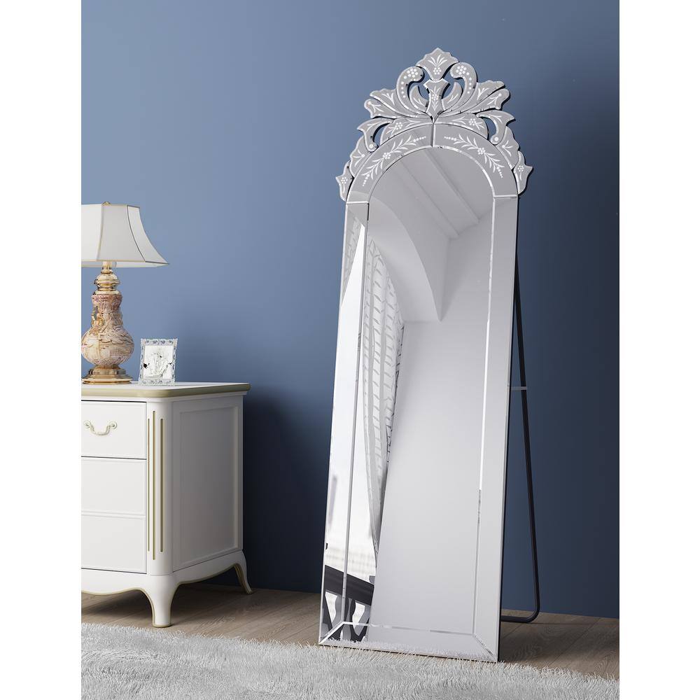 KOHROS 18 in. x 59 in. Modern Irregular Framed Decoration Standing ...