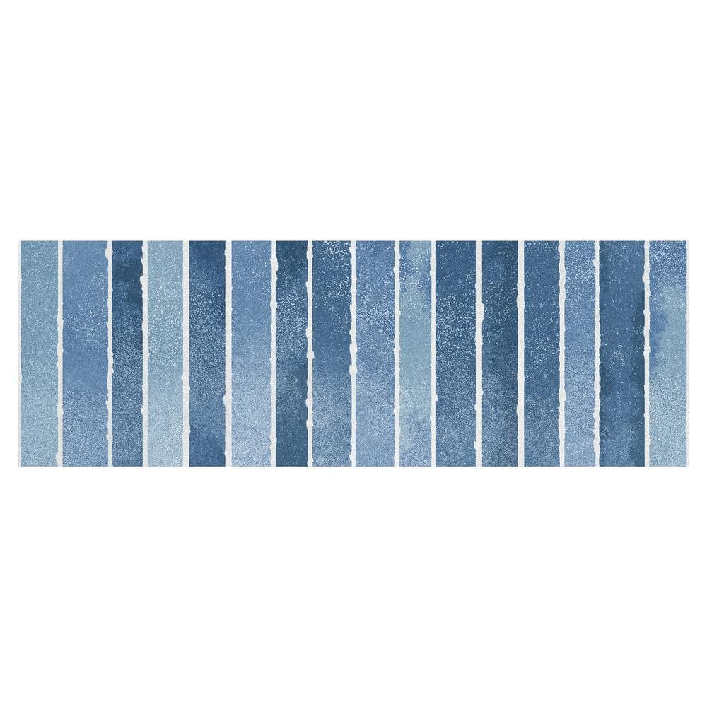 Giorbello Colorido Ceramic 4 in. x 12 in. x 8mm Subway Wall Tile - Aqua ...