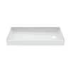 Aquatic Composite 60 in. x 30 in. Single Threshold Right Drain Shower ...