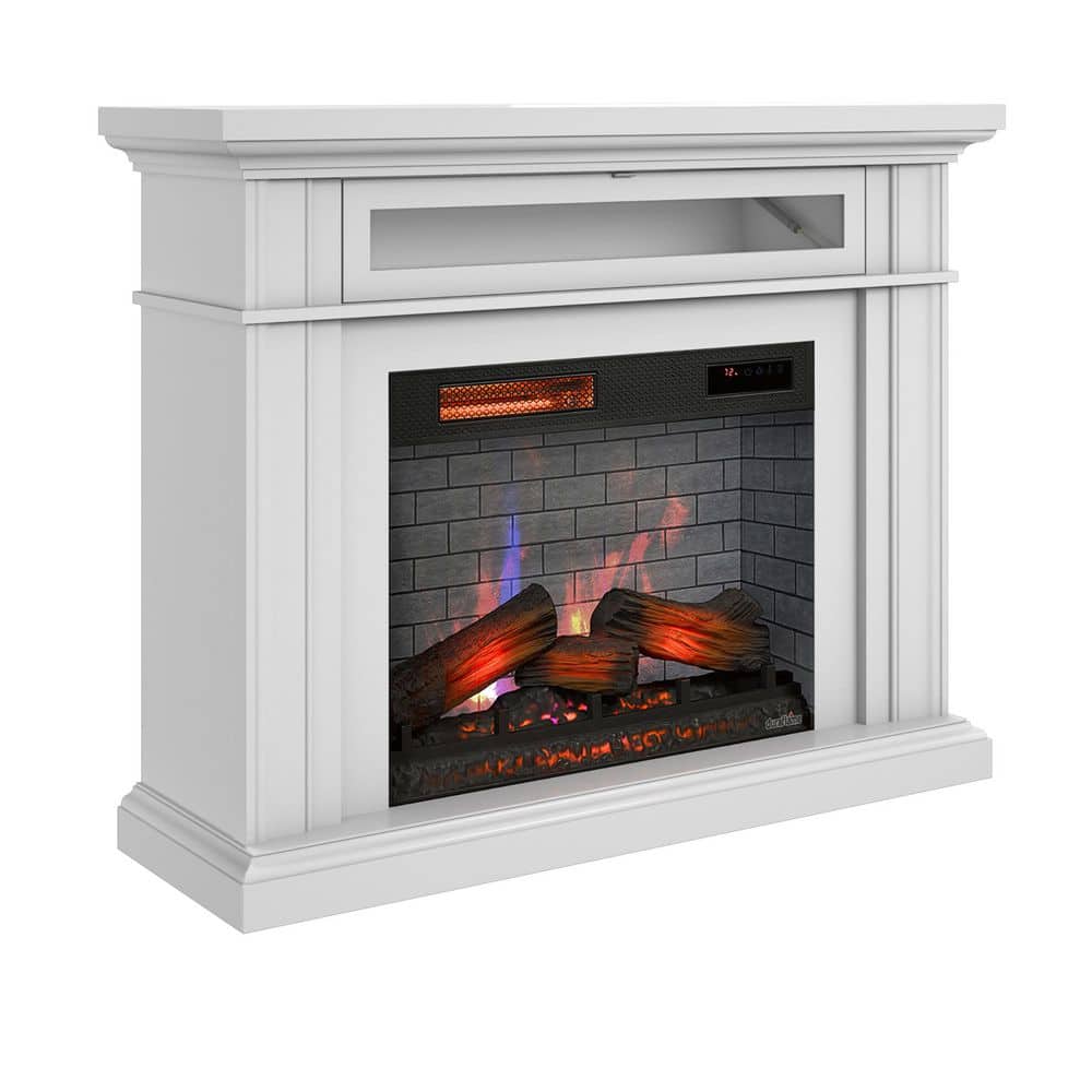 Twin Star Home Duraflame 51 in. Freestanding Wall Mantel Electric ...