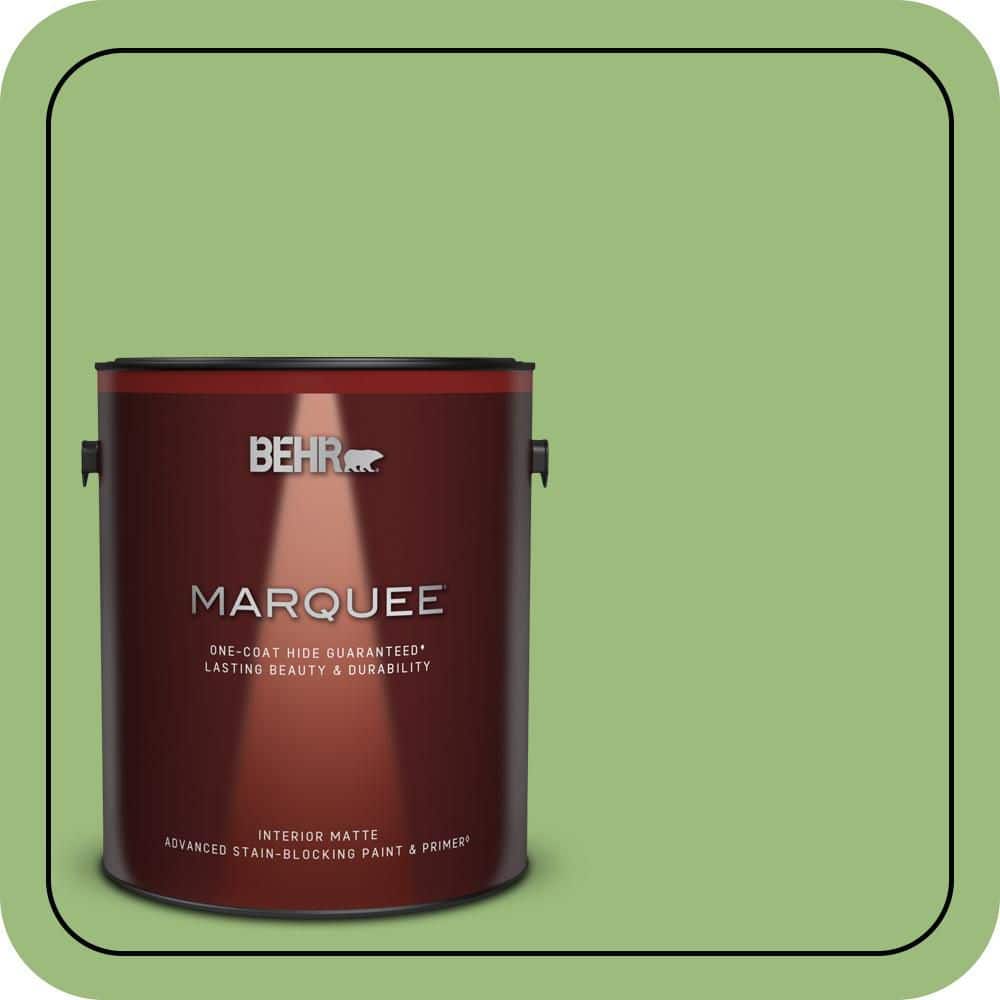 BEHR MARQUEE 1 gal. #P380-5 Gleeful Matte Interior Paint & Primer ...