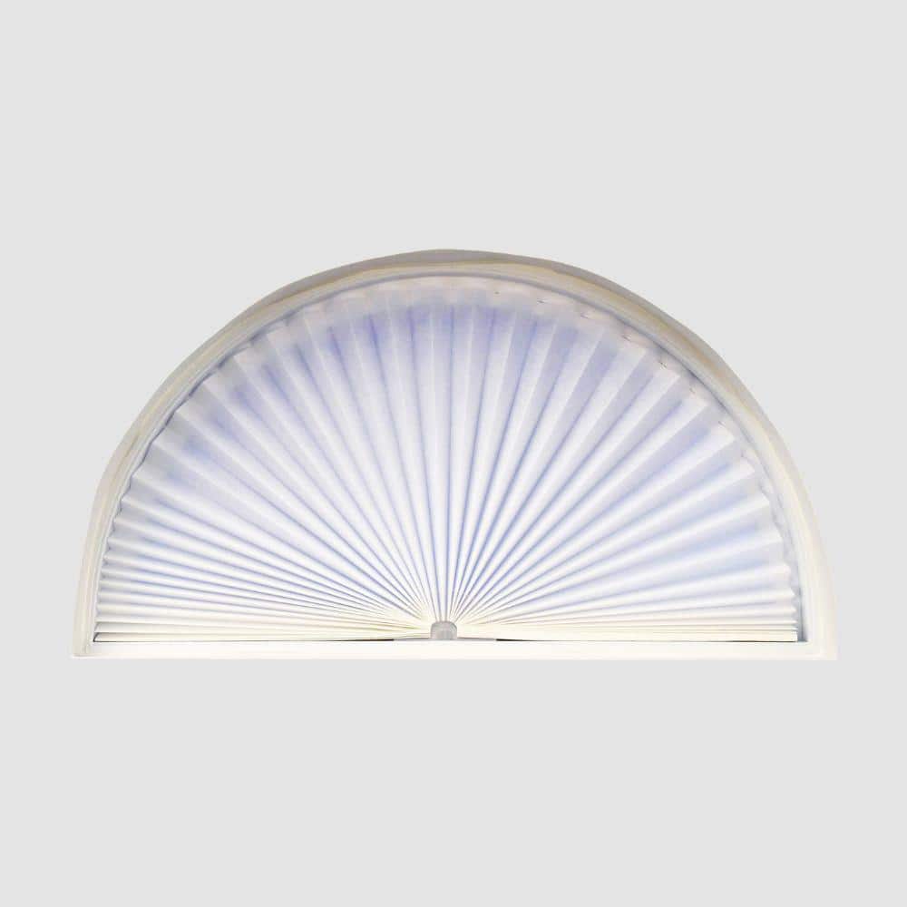 Redi Shade White Fabric Arch Window Shade - 72 in, W x 36 in, L ...