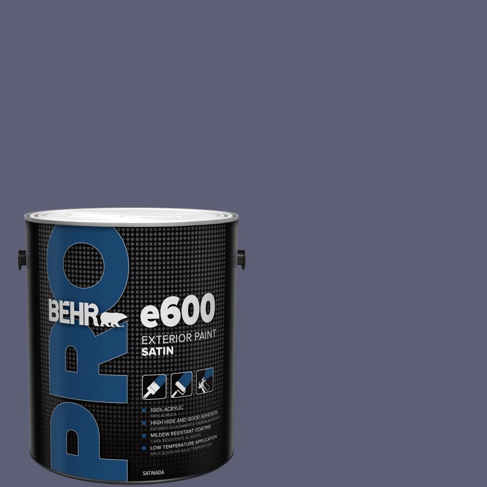 BEHR PRO 1 gal. #S560-6 Blue Blood Satin Exterior Paint PR64301 - The ...