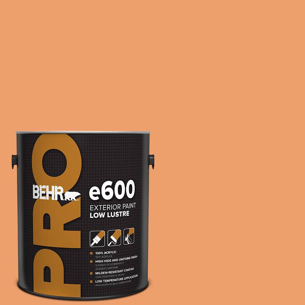 BEHR PRO 1 gal. #250D-5 Florida Mango Low Luster Exterior Paint PR62301 ...