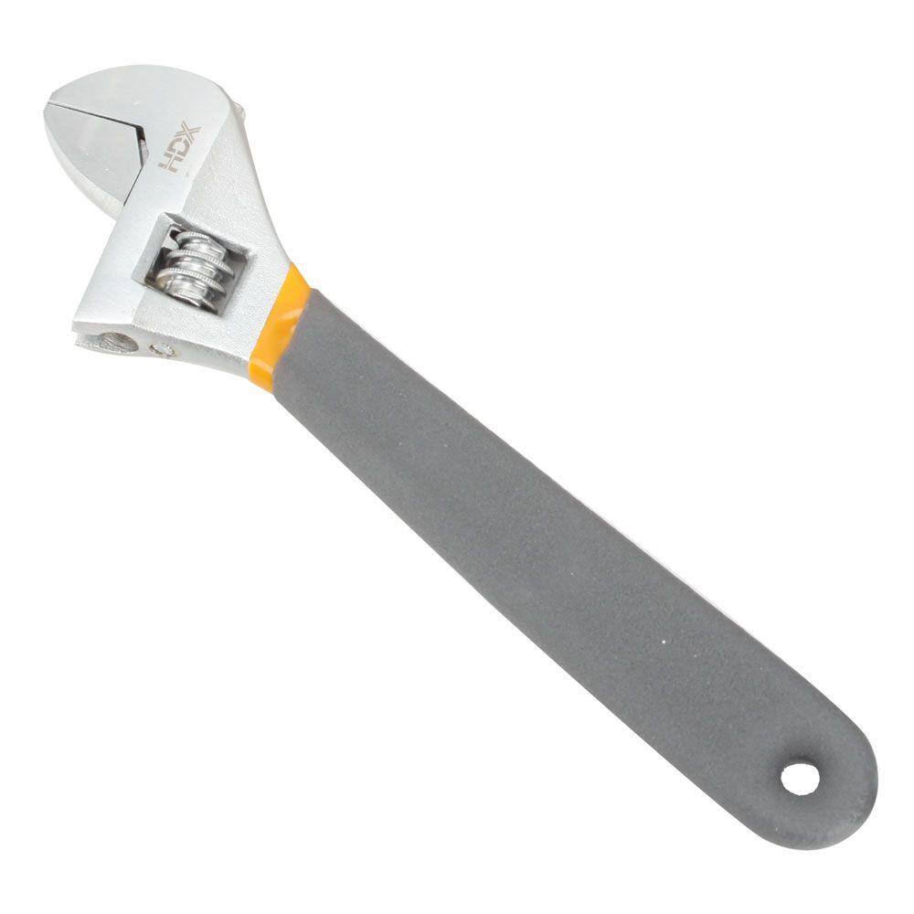 HDX 6 in. Adjustable Wrench 012237 - The Home Depot