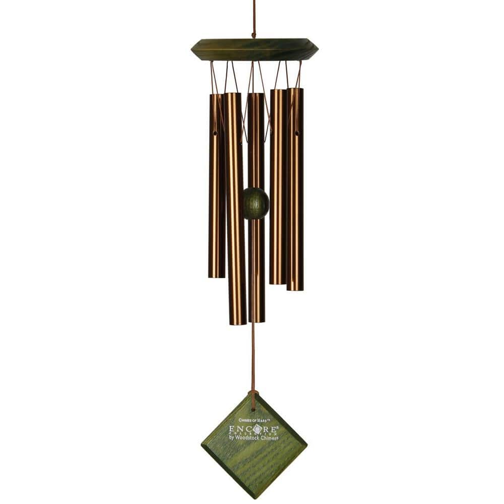 WOODSTOCK CHIMES Encore Collection, Chimes of Mars, 17 in. Bronze Wind ...