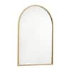 Carnegy Avenue 20 in. W x 30 in. H Metal Gold Decorative Mirror CGA-HMH ...