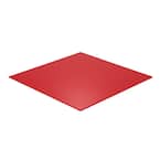 Falken Design 24 in. x 24 in. x 1/8 in. Thick Acrylic Red 2157 Sheet ...