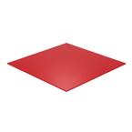 Falken Design 24 in. x 24 in. x 1/8 in. Thick Acrylic Red 2157 Sheet ...