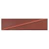Ivy Hill Tile Rhythm Ruby Red 2.99 in. x 0.39 in. Glossy Ceramic Subway ...