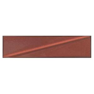 Ivy Hill Tile Rhythm Ruby Red 2.99 in. x 0.39 in. Glossy Ceramic Subway ...