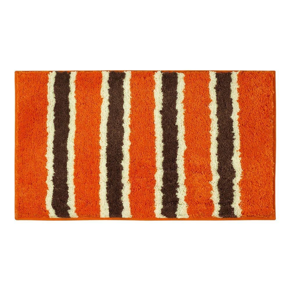 Bathtopia Ace Orange 18 in. x 30 in. Bath Rug YMB002311 - The Home Depot