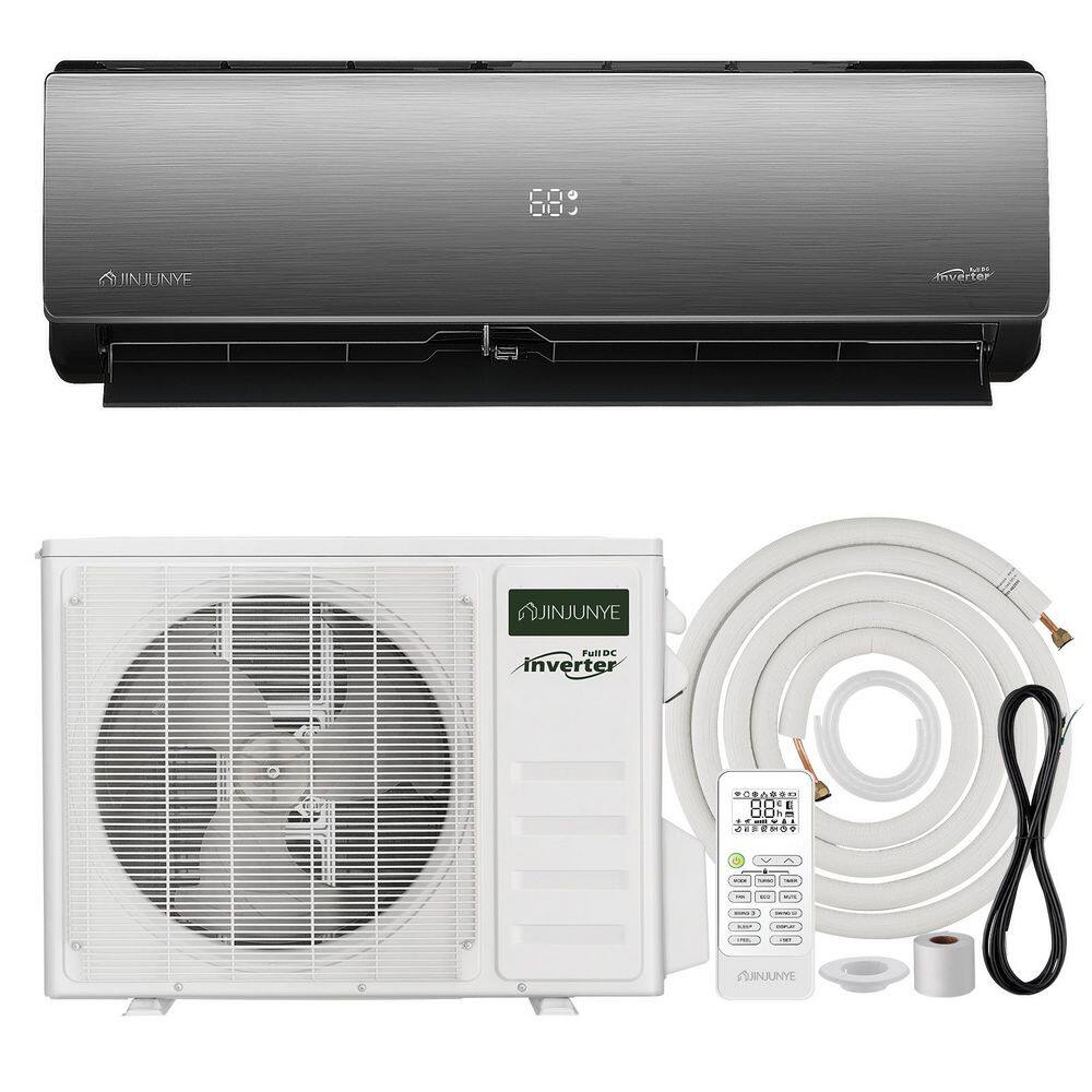 JINJUNYE 18000BTU Mini Split Air Conditioner Ductless Inverter Heat ...