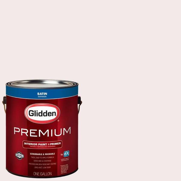 Glidden Premium 1 gal. #HDGR43 Delightful Pink Satin Interior Paint ...