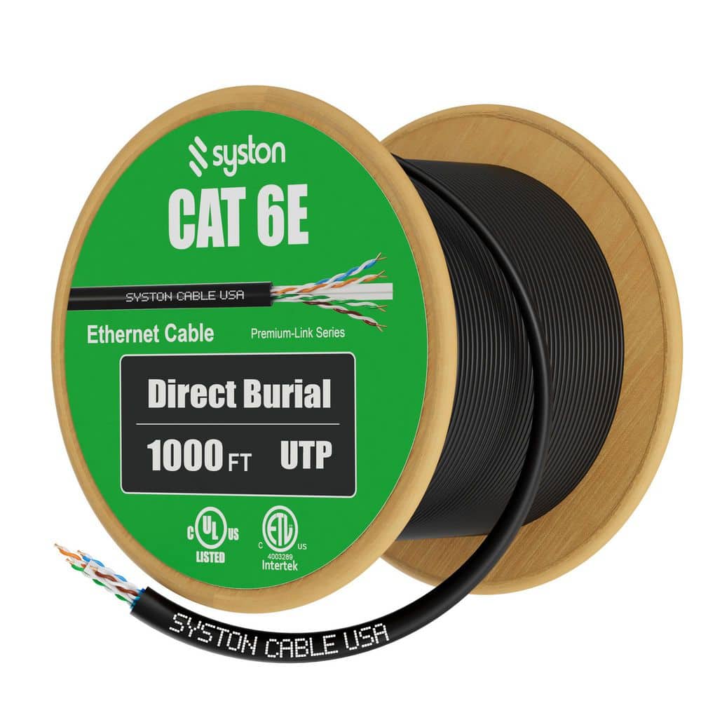 Reviews for Syston Cable Technology 1000 ft. Cat 6E Direct Burial ...