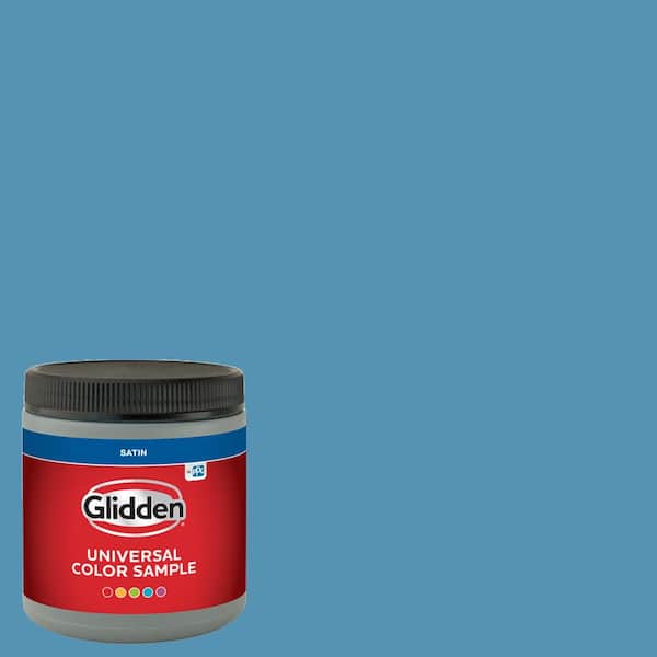 Glidden 8 oz. PPG1157-5 Vanity Satin Interior Paint Sample PPG1157-5P ...