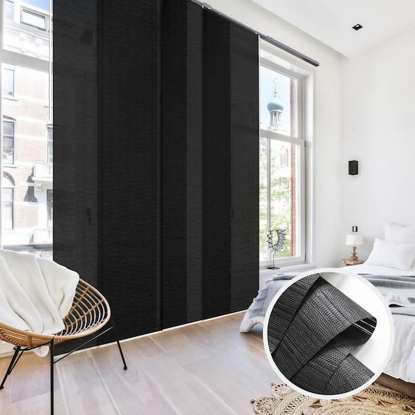 Godear Design Tulip Noir Adjustable Panel Track Blinds Sliding Craft ...