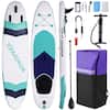 10.5 ft. PVC Inflatable Stand-Up Air Slurry Board Water Surfing ...