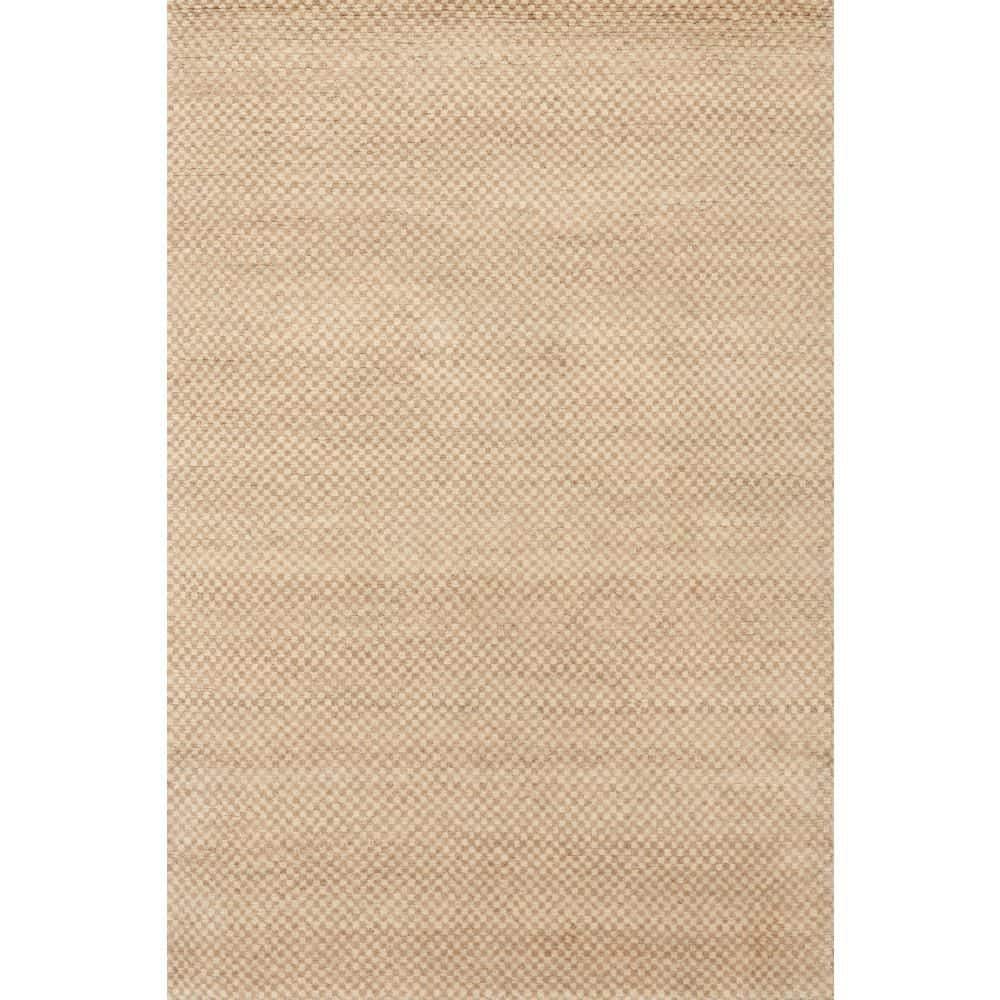DASH & ALBERT Pierce Hand Knotted Wool Wheat 5 ft. x 8 ft. Indoor Area ...