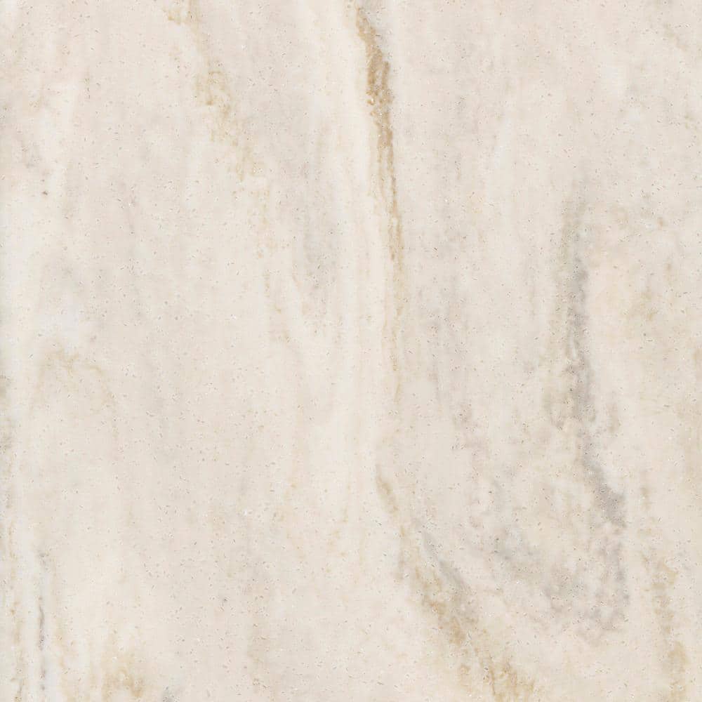 Corian Solid Surface Countertop Sample in Carrara Crema C956-RNA2CRC ...
