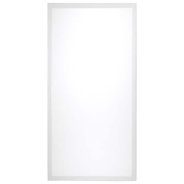 Satco 2 ft. x 4 ft. White Integrated LED Backlit Flat Panel Wattage and ...