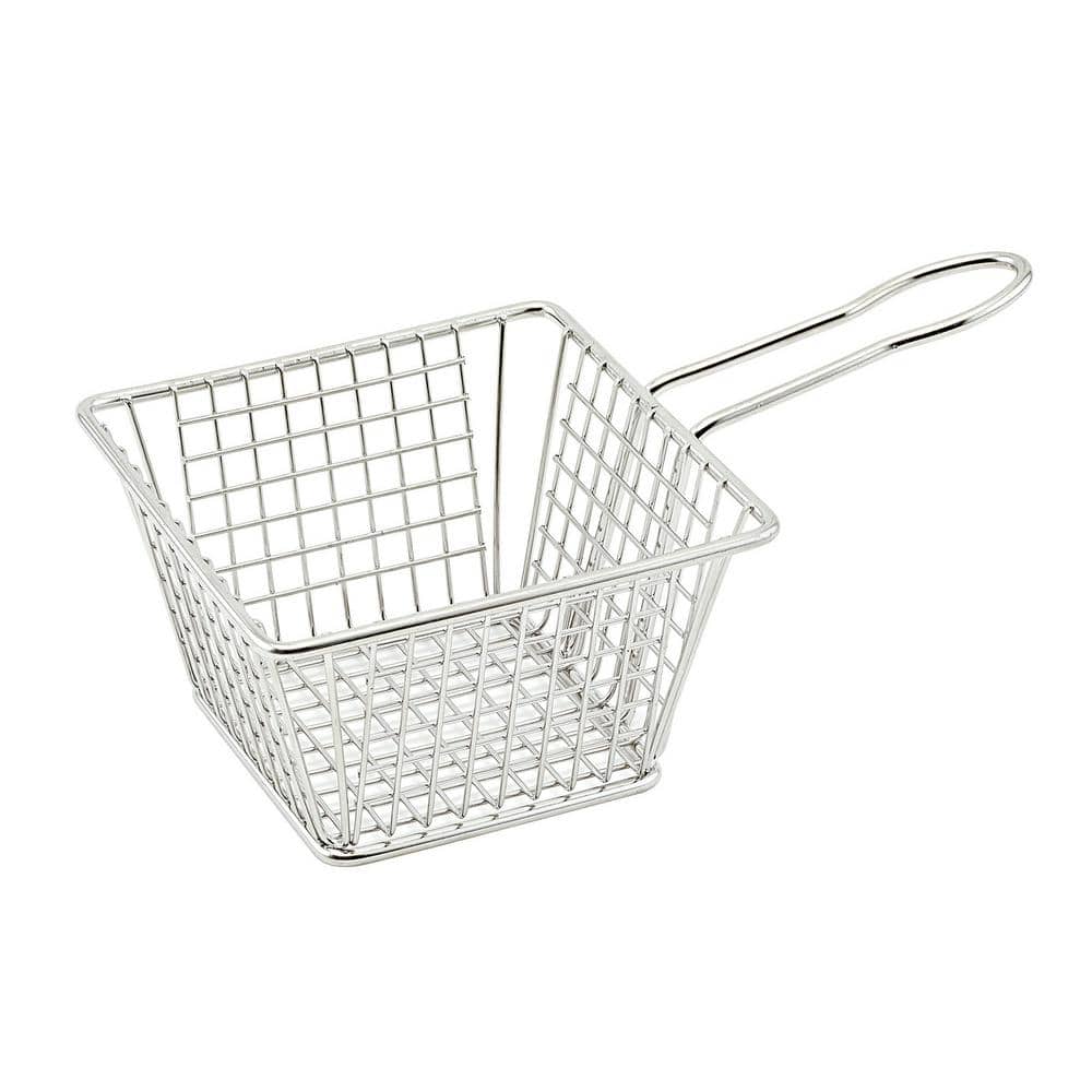 Winco Square Mini Fry Basket FBM-554S - The Home Depot