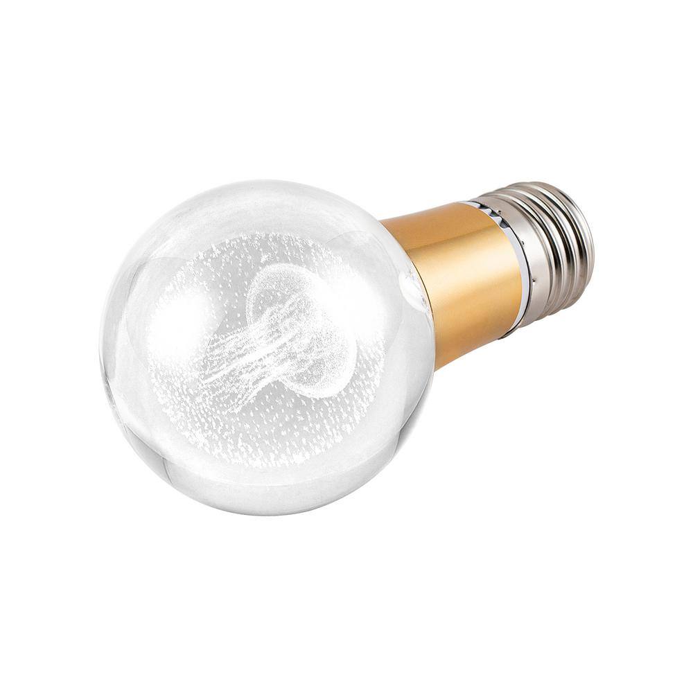CARRO 5-Watt Equivalent Jellyfish Globe Shaped E26/27 Crystal LED Light ...