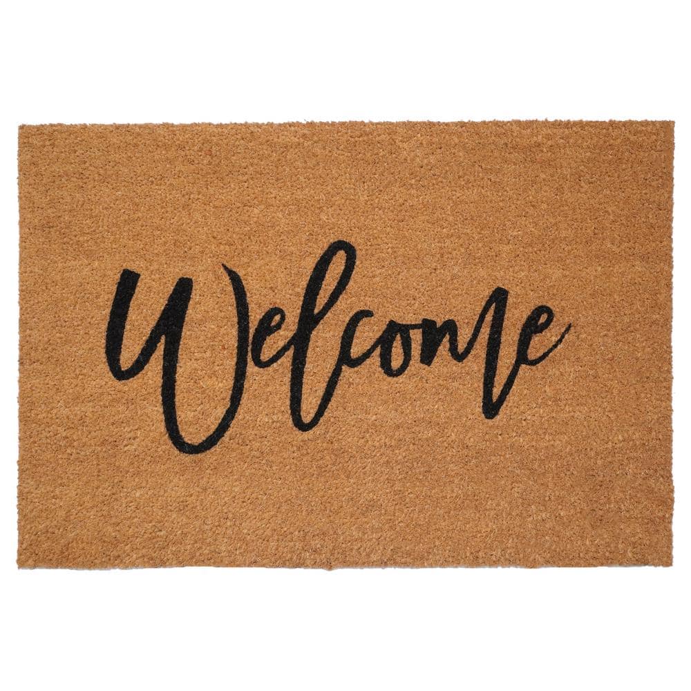 Calloway Mills Cursive Welcome Doormat, 36" x 72" 108423672 - The Home ...