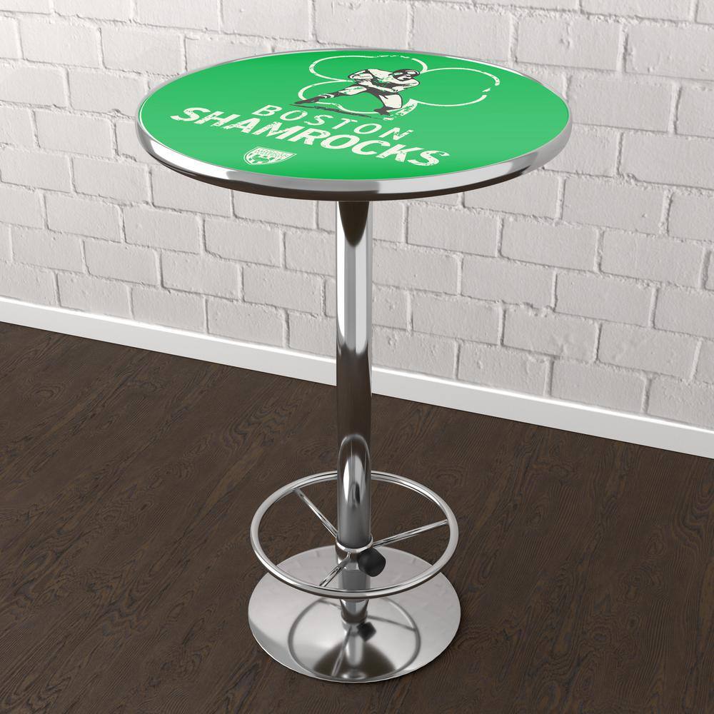 Boston Shamrocks Logo Green 42 in. Bar Table VAF11BS-HD - The Home Depot