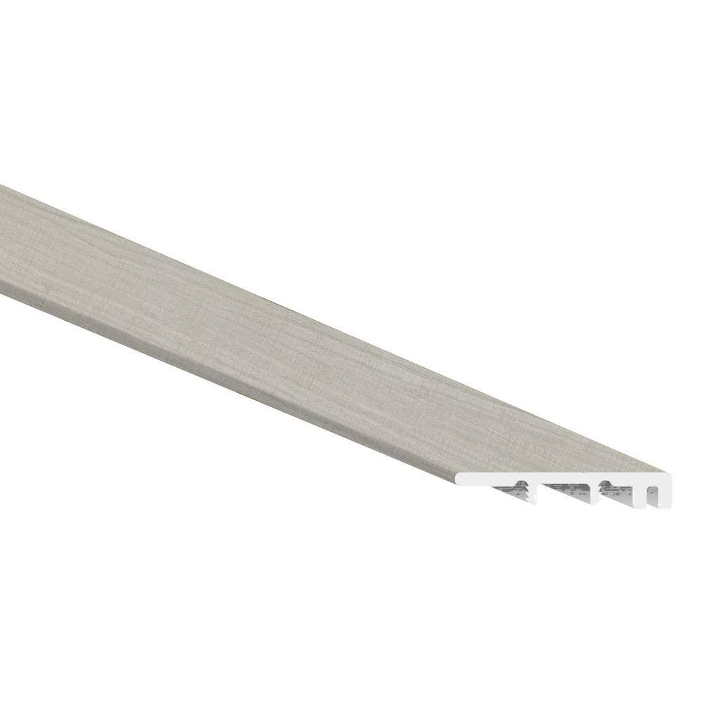 MSI Whitmore White 1/4 in. T x 1.5 in. W x 94 in. L Luxury Vinyl End ...