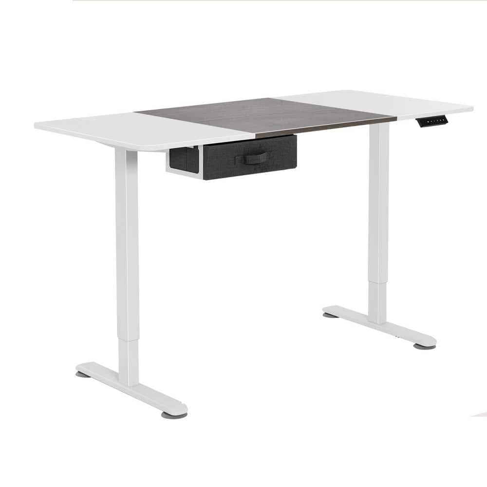 Have a question about HONEY JOY 55 in. Rectangular Gray Wood Electric ...