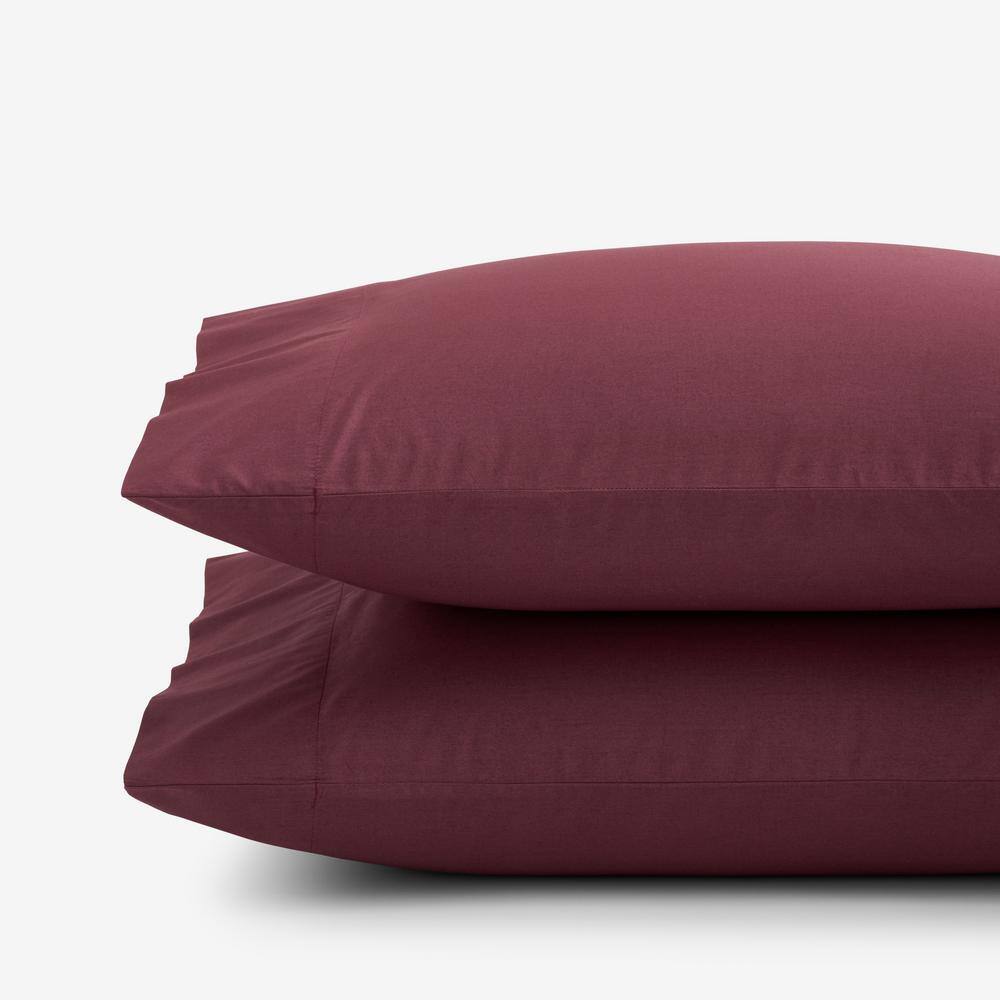 The Company Store Company Cotton Plum Cotton Percale Standard ...