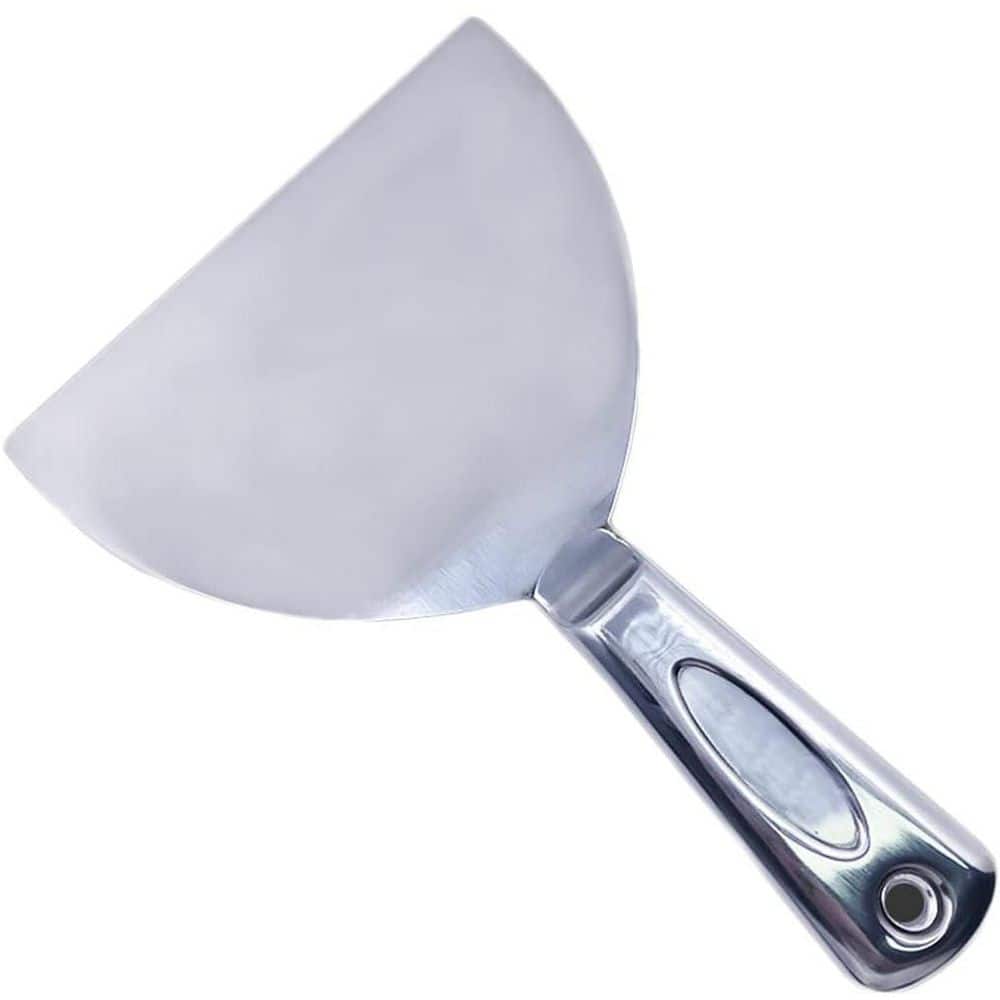 KIWDZFU 6 in. Stainless Steel Joint Taping Knife with All-Metal Handle ...