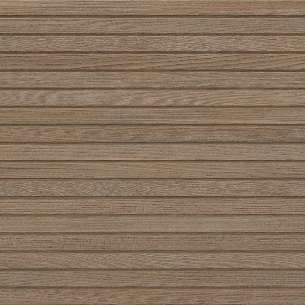 Bedrosians Strata 24" x 48" Ribbed Matte 3D Deco Porcelain in Siena (15 ...