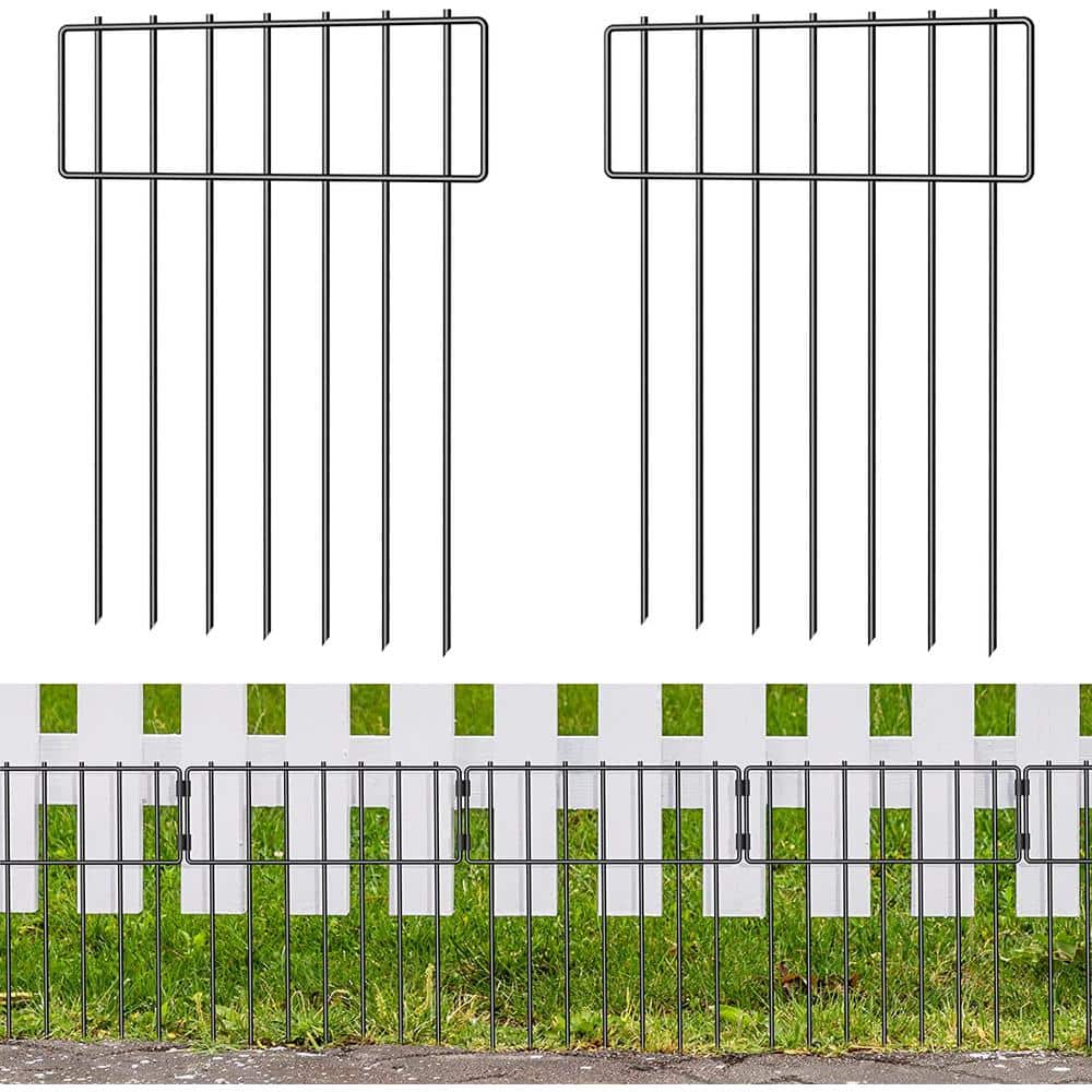 Oumilen (6-Pack) Barrier Fence, Total 16.7 in. H x 6 ft. L Decorative ...